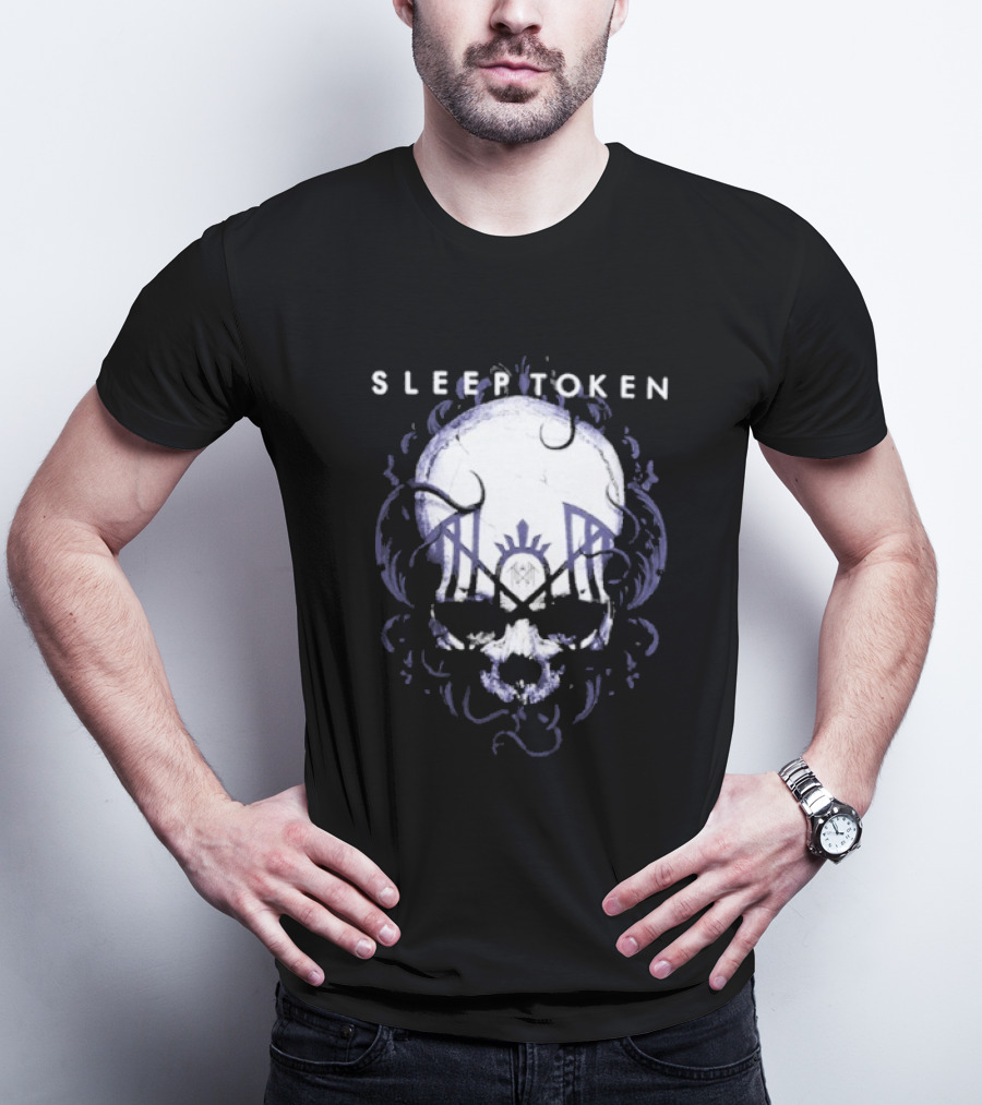 Sleep Token Skull With Crown And Mask T-Shirt