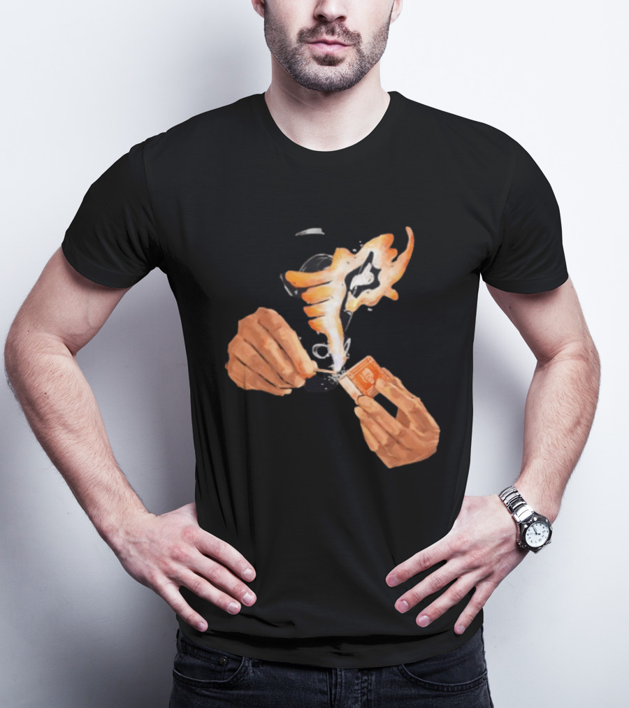 Strike And Ignite Phoenix Flare With Mystic Match Ignition T-Shirt