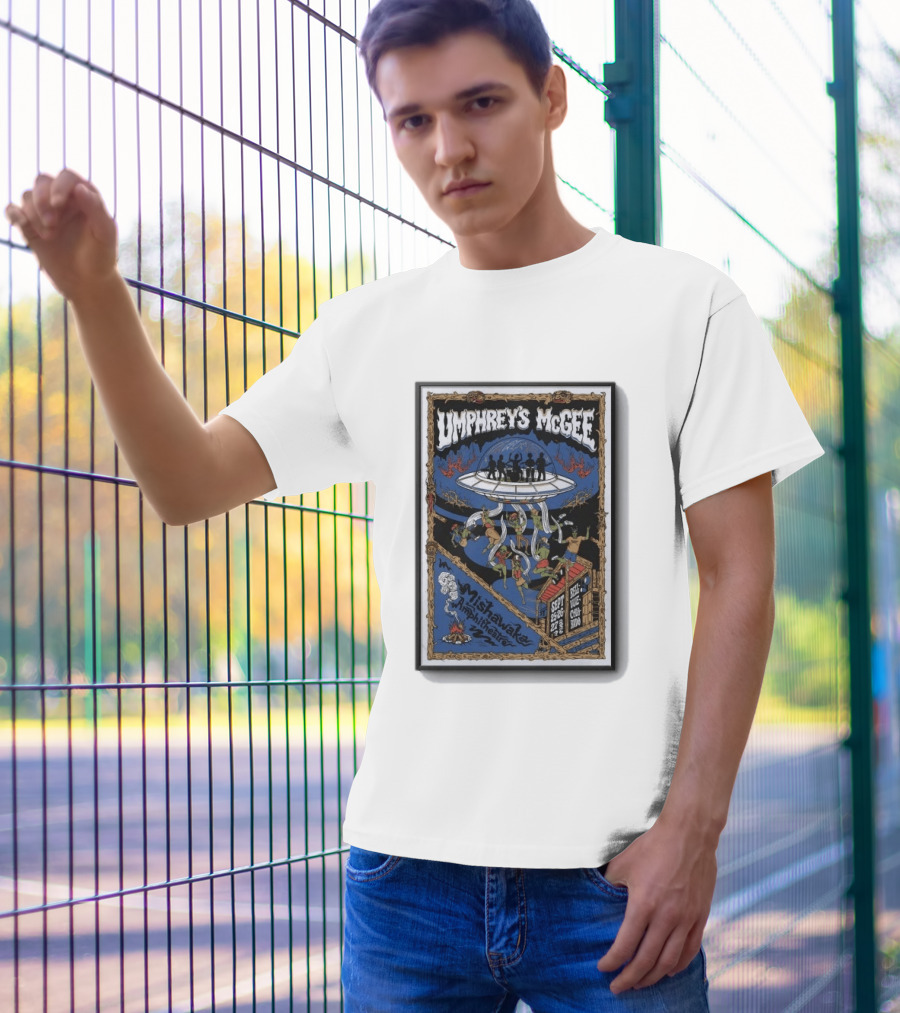 Umphrey's McGee Mishawaka Amphitheatre September 26 28 2026 Alien T-Shirt