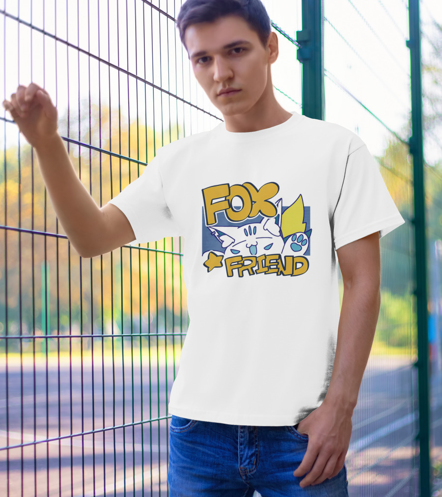 Shirakami Fubuki Fox Friend Anime Style Companion T-Shirt
