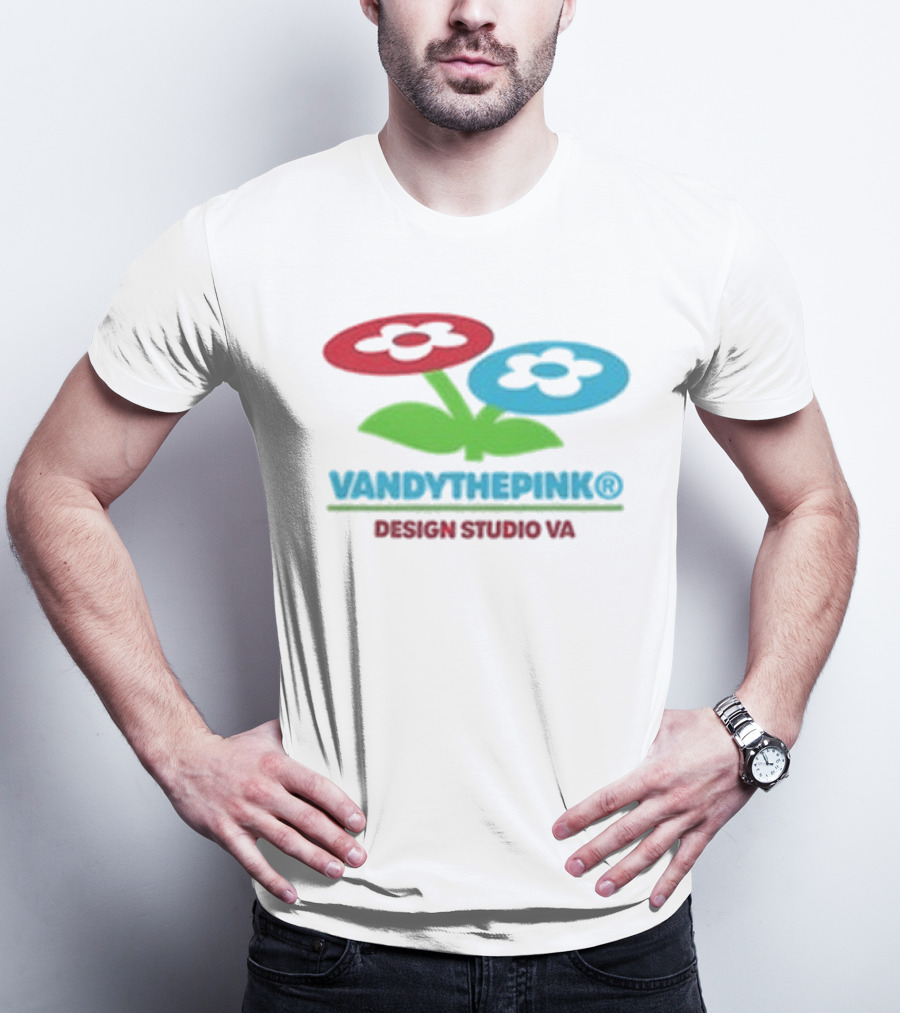 Vandythepink Two Flower Buckle Design Studio VA T-Shirt