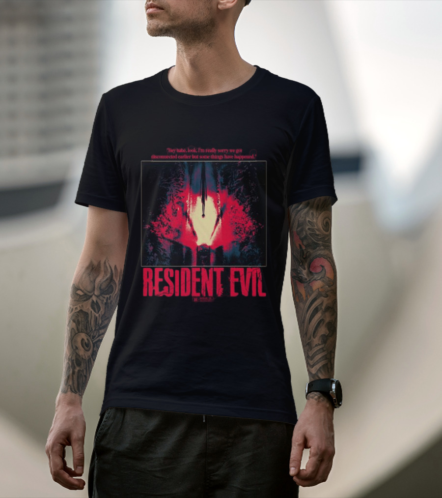 Resident Evil Studio House Designs Store Re Headlights T-Shirt