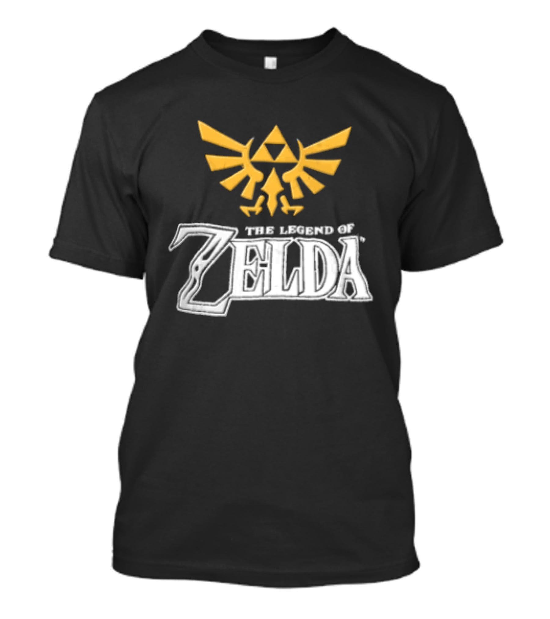 The Legend Of Zelda Yellow Triforce Emblem White T-Shirt