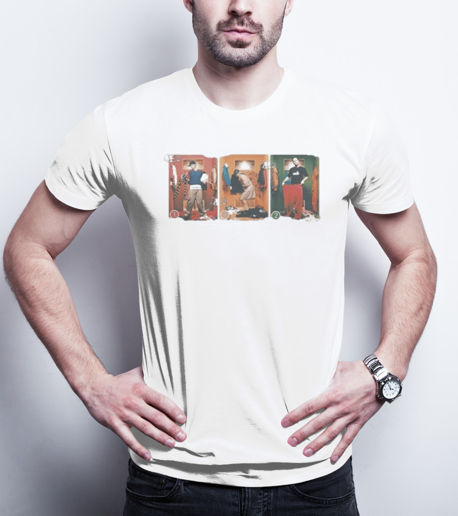 Blink 182 Take Off Your Pants And Jacket Changing Room Photo Sequence T-Shirt