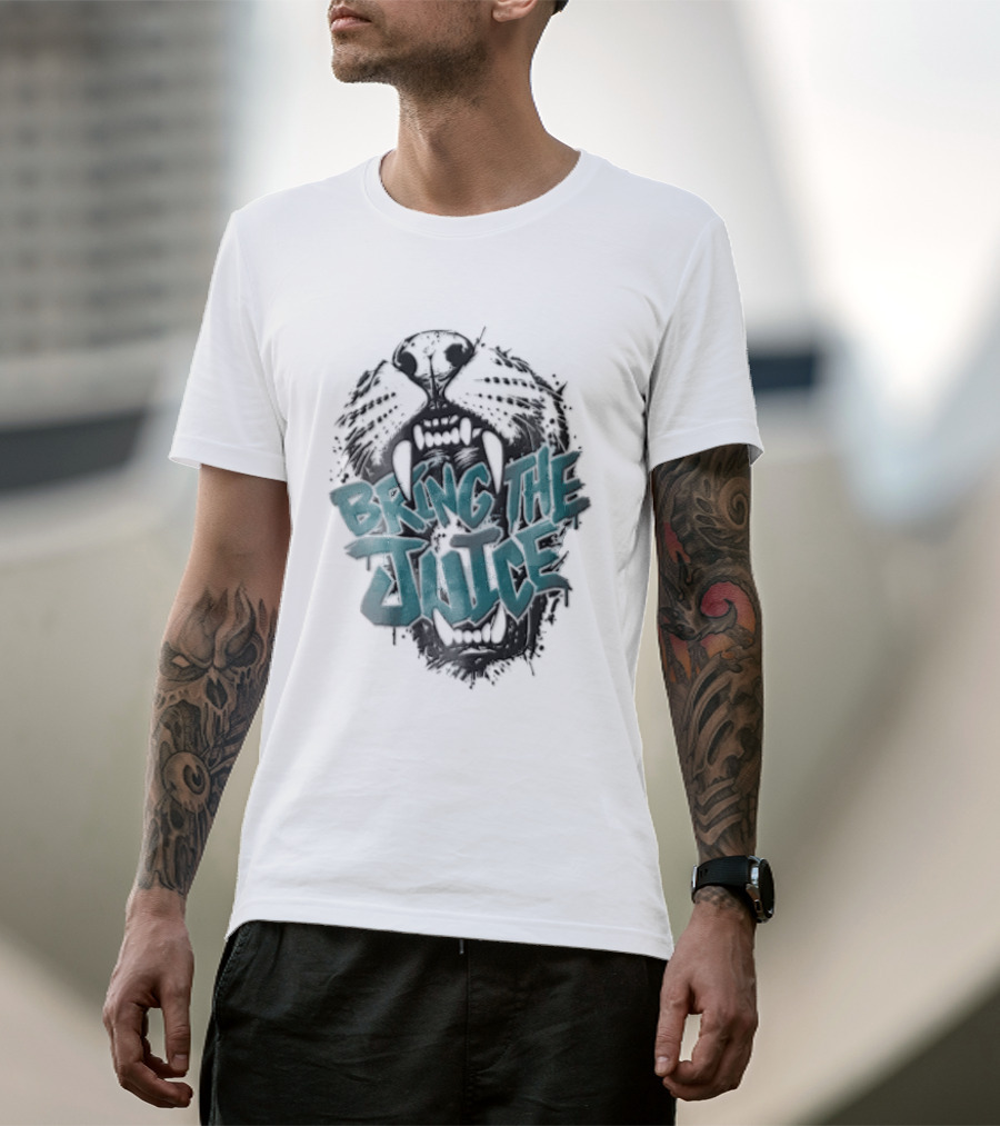 Bring The Juice Roaring Jaguar Head T-Shirt