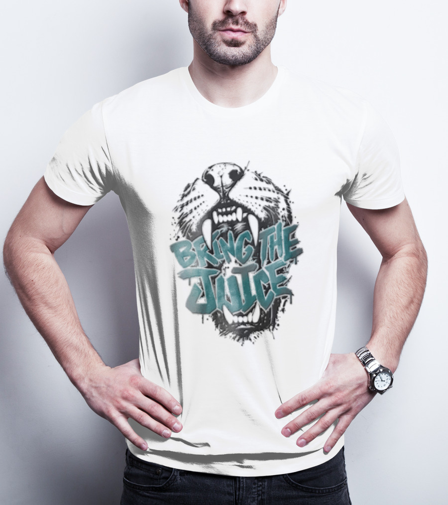 Bring The Juice Roaring Jaguar Head T-Shirt