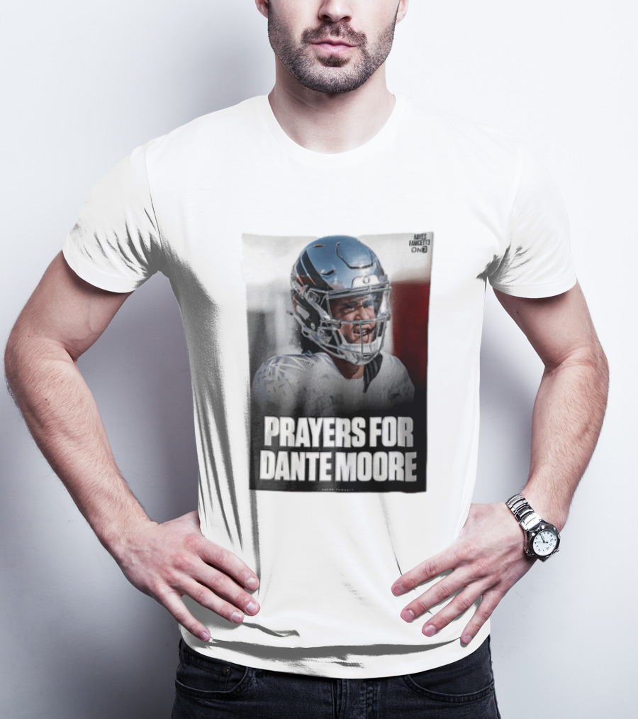 Prayers For Dante Moore Oregon Ducks Football Helmet T-Shirt