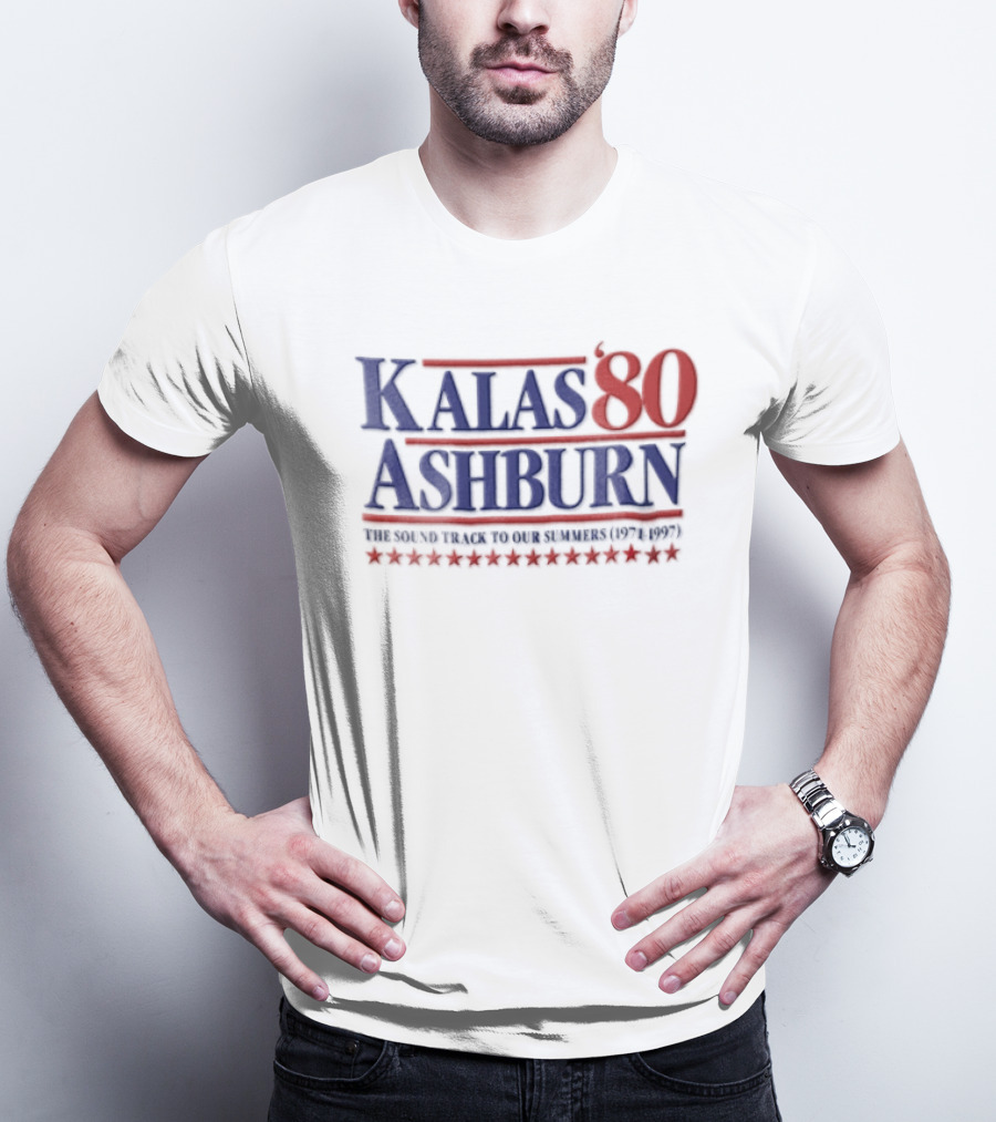 Kalas Ashburn 80 The Sound Track To Our Summers 1971 1997 T-Shirt