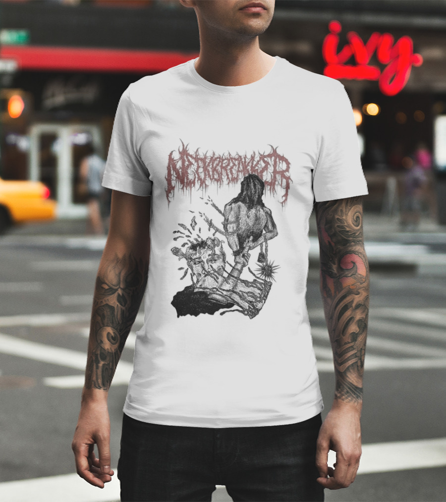 Neckbreakker Face Splitting Madness Longsleeve T-Shirt