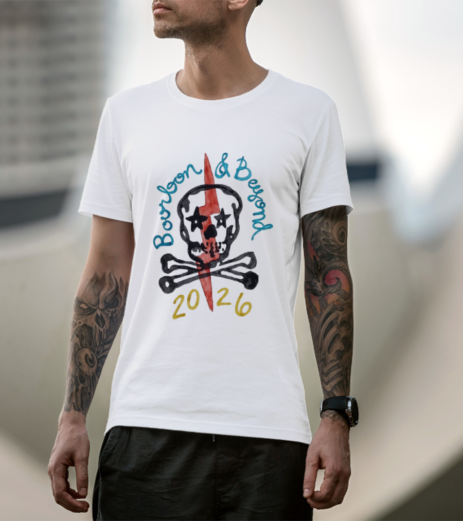 Bourbon & Beyond Festival 2026 Stardust Skull Line Up Kentucky Expo Louisville September 24 27 T-Shirt