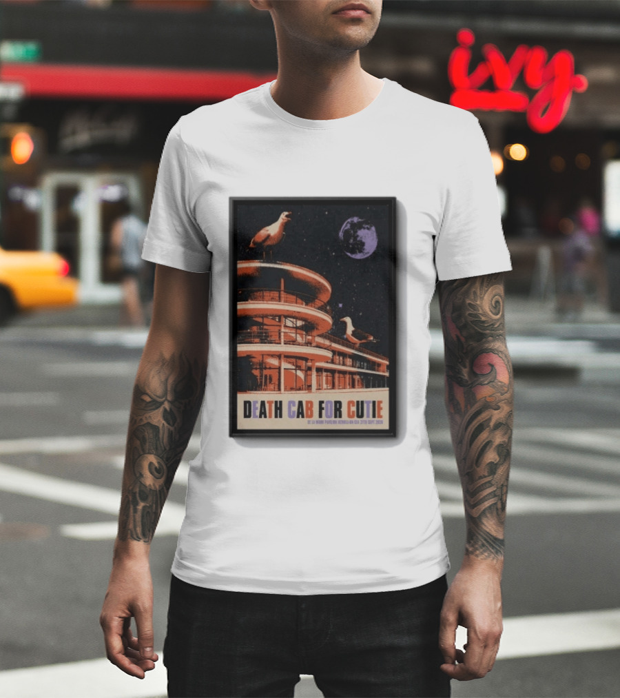 Death Cab For Cutie De La Warr Pavilion Bexhill UK September 2026 T-Shirt