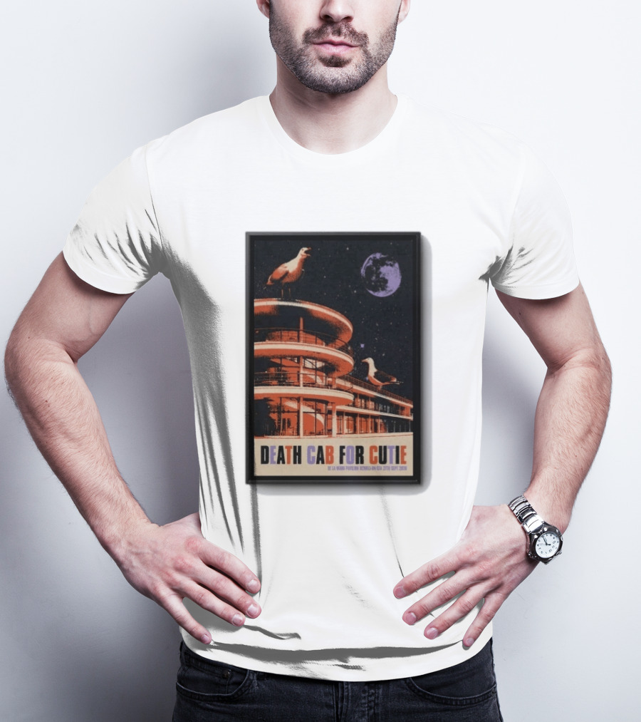 Death Cab For Cutie De La Warr Pavilion Bexhill UK September 2026 T-Shirt
