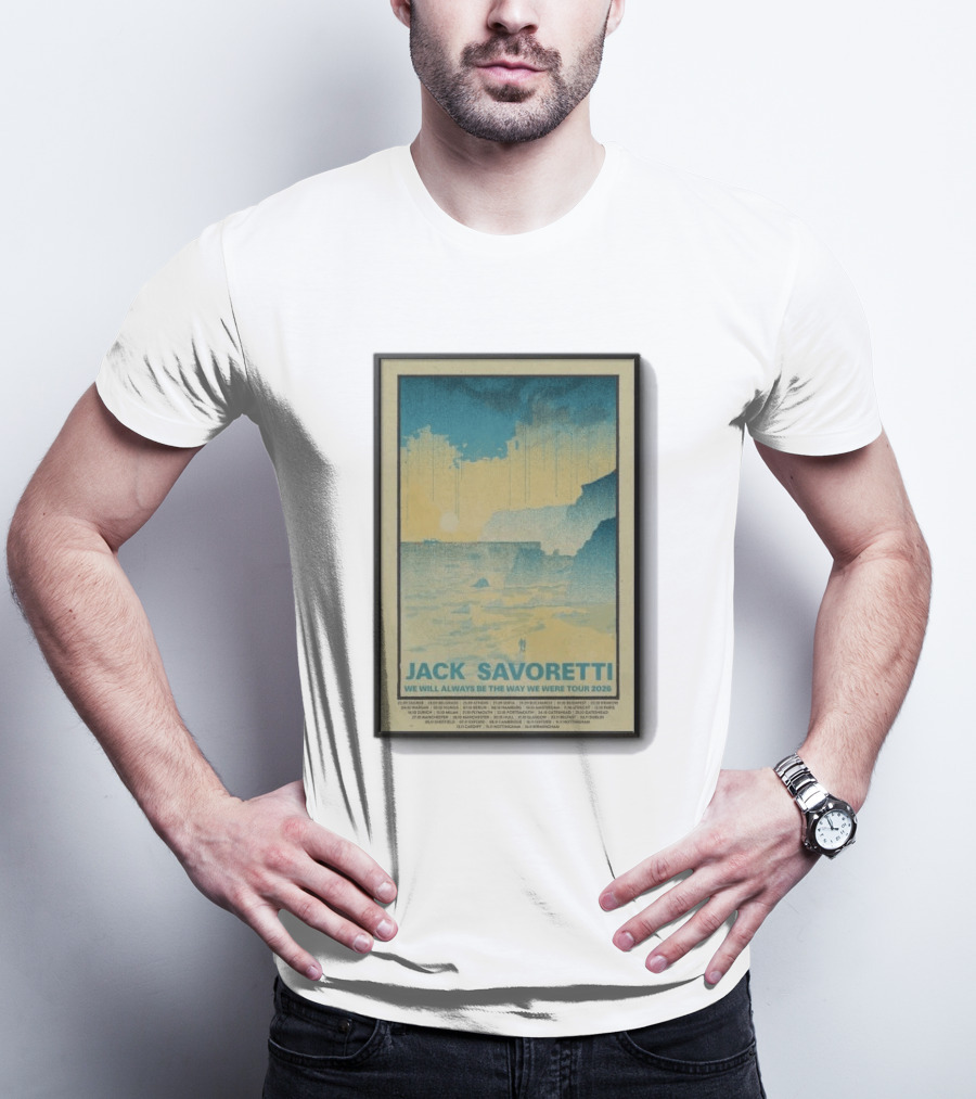 Jack Savoretti We Will Always Be The Way We Were Tour 2026 Scenic Coast T-Shirt
