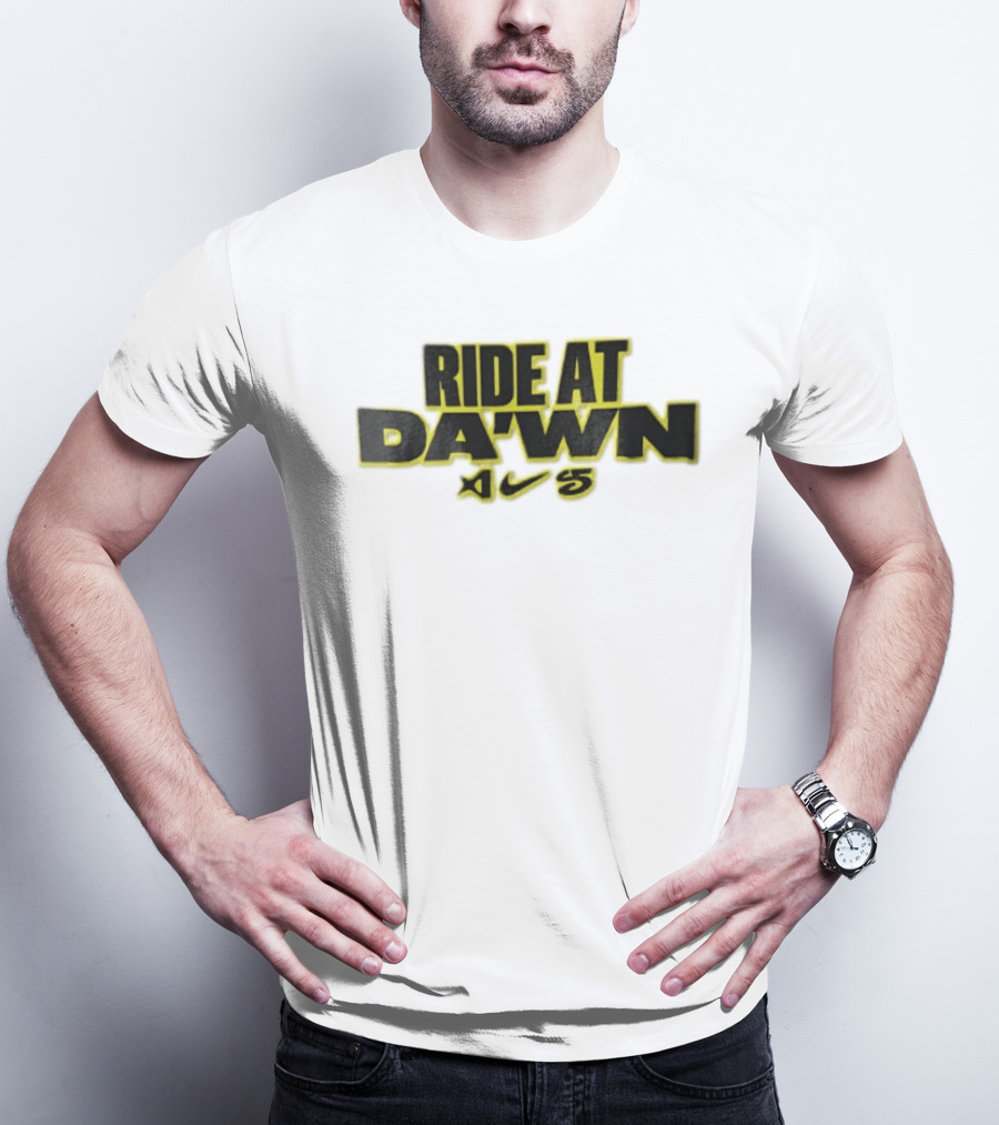 Ride At Dawn Nike Air 5 Sneaker Collaboration T-Shirt