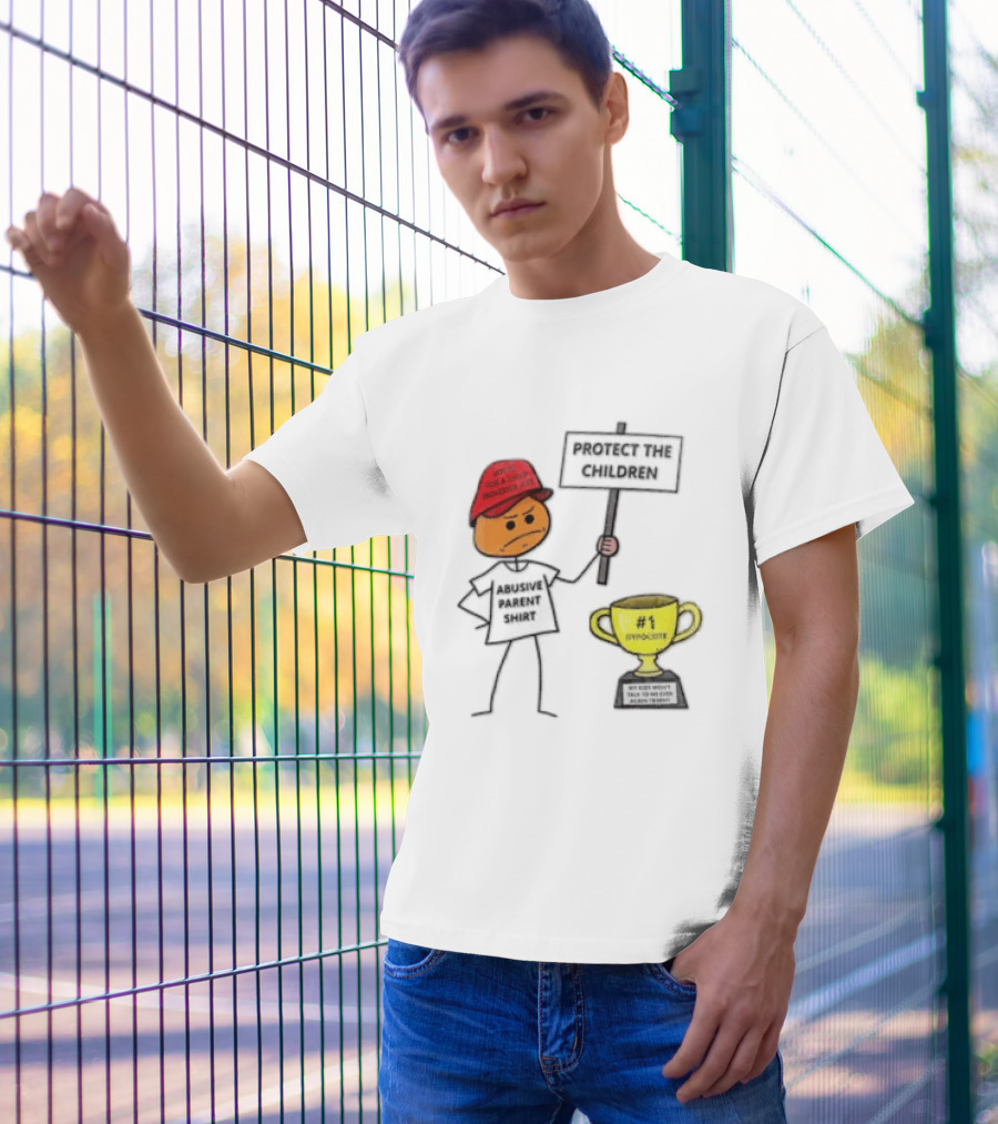 Voted FOR A Child Molester HAT Protect THE Children Abusive Parent Hypocrite Trophy T-Shirt