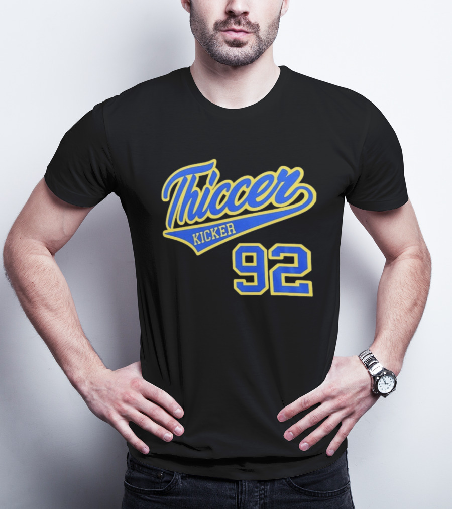 Harrison Mevis Los Angeles Rams Thicker Kicker 92 T-Shirt