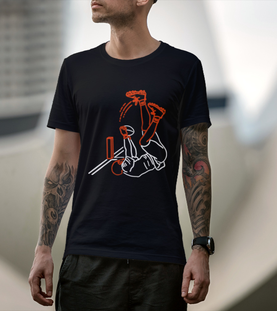 Cincinnati Bengals Head Under Heels Catch Higgins T-Shirt