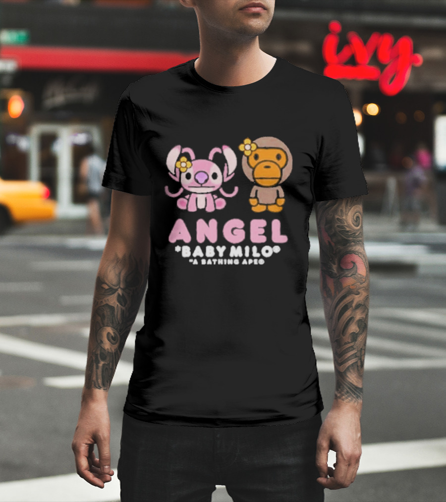 Angel Baby Milo A Bathing Ape Bape X Disney 2026 T-Shirt