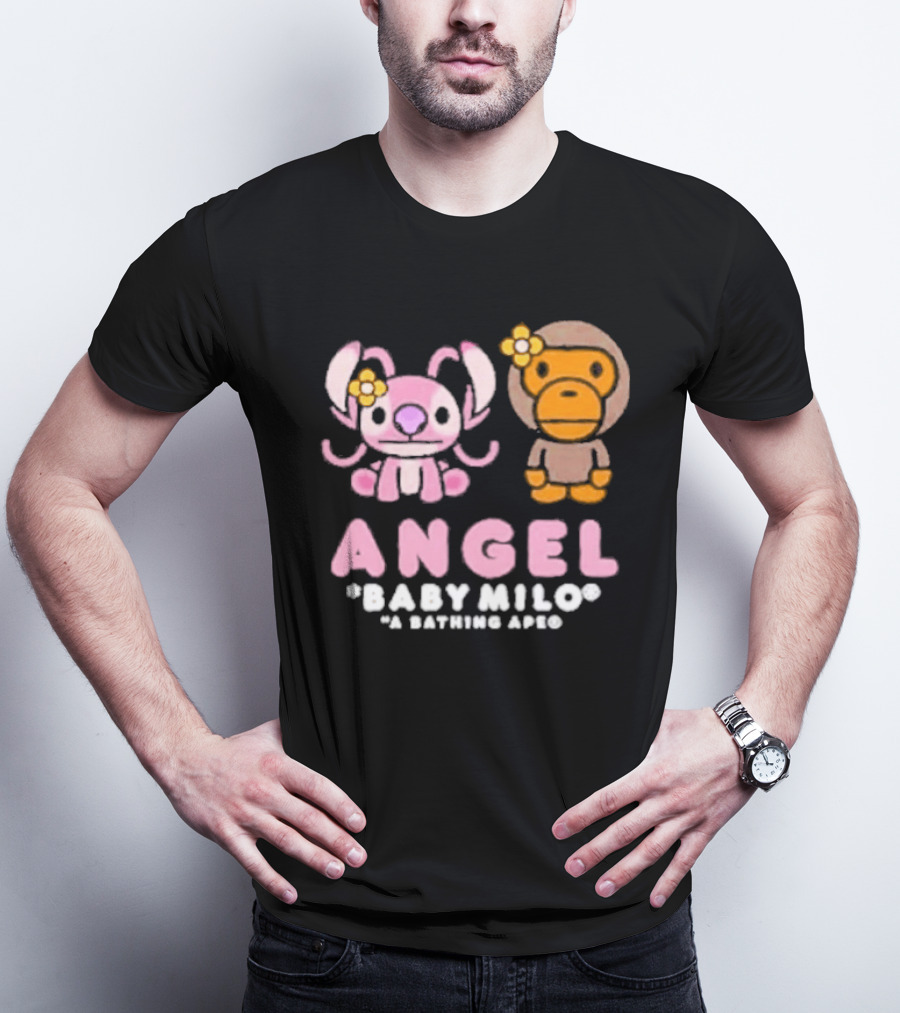 Angel Baby Milo A Bathing Ape Bape X Disney 2026 T-Shirt