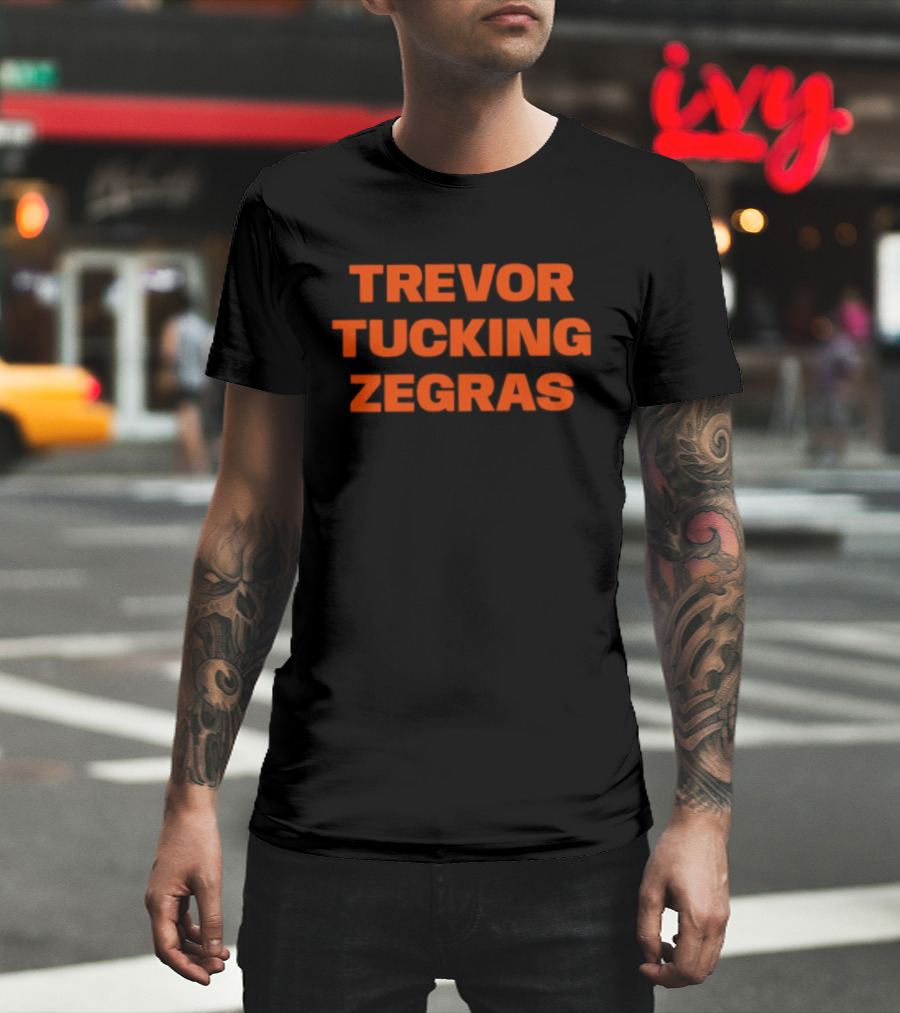 Trevor Tucking Zegras Hockey T-Shirt