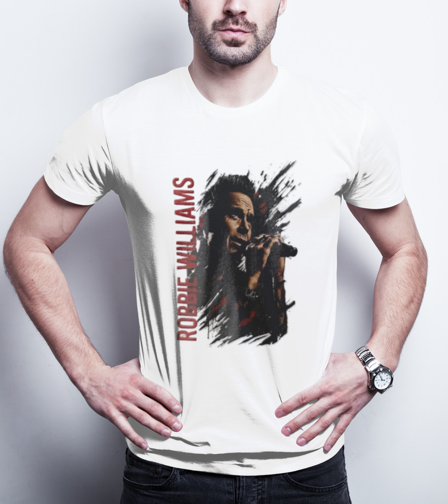 Robbie Williams Britpop Australia New Zealand 2026 Tour Concert Singer T-Shirt