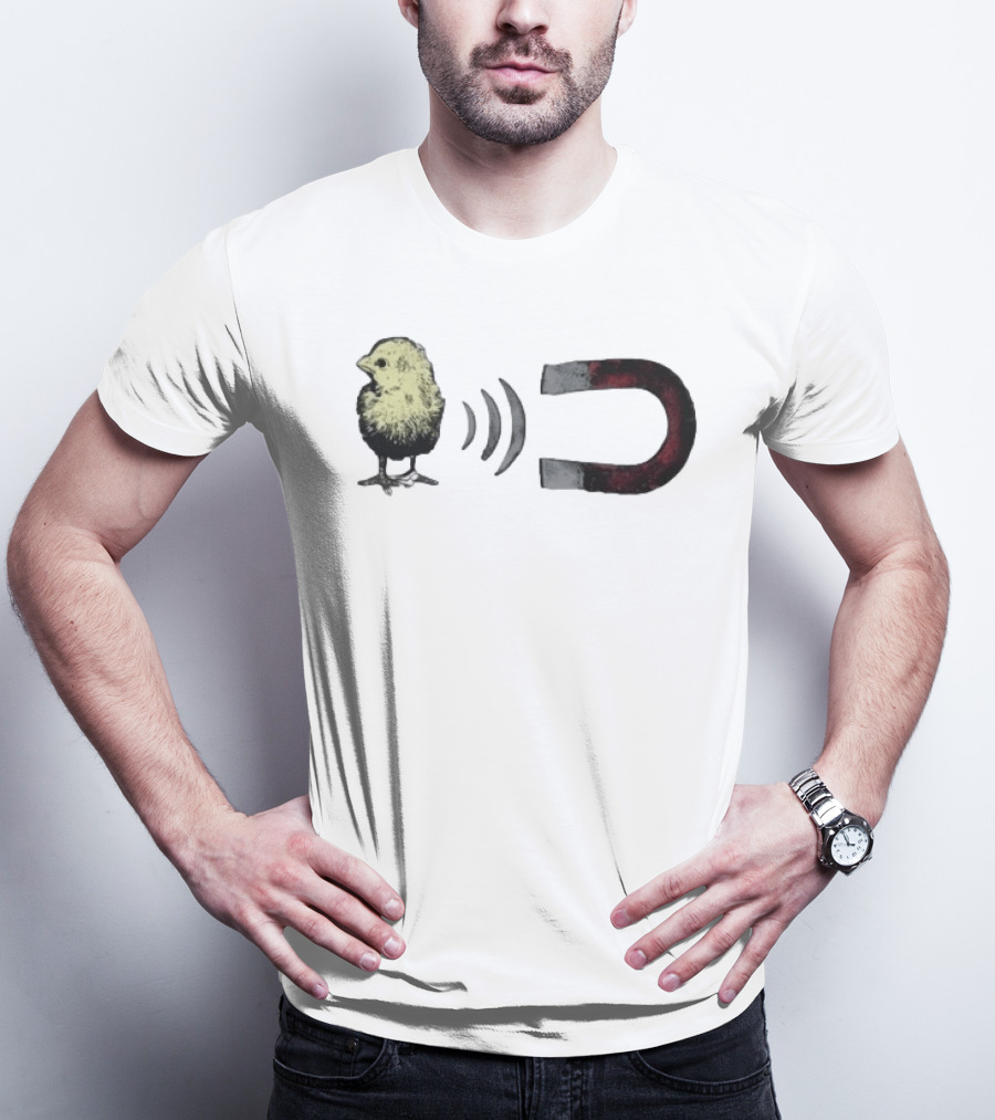 WWE The Miz Chick Magnet Concept With Magnet And Sound Waves T-Shirt