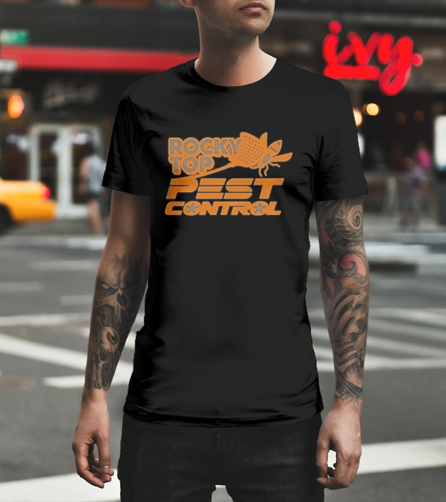 Rocky Top Pest Control Tennessee Defeated Georgia Tech Football T-Shirt