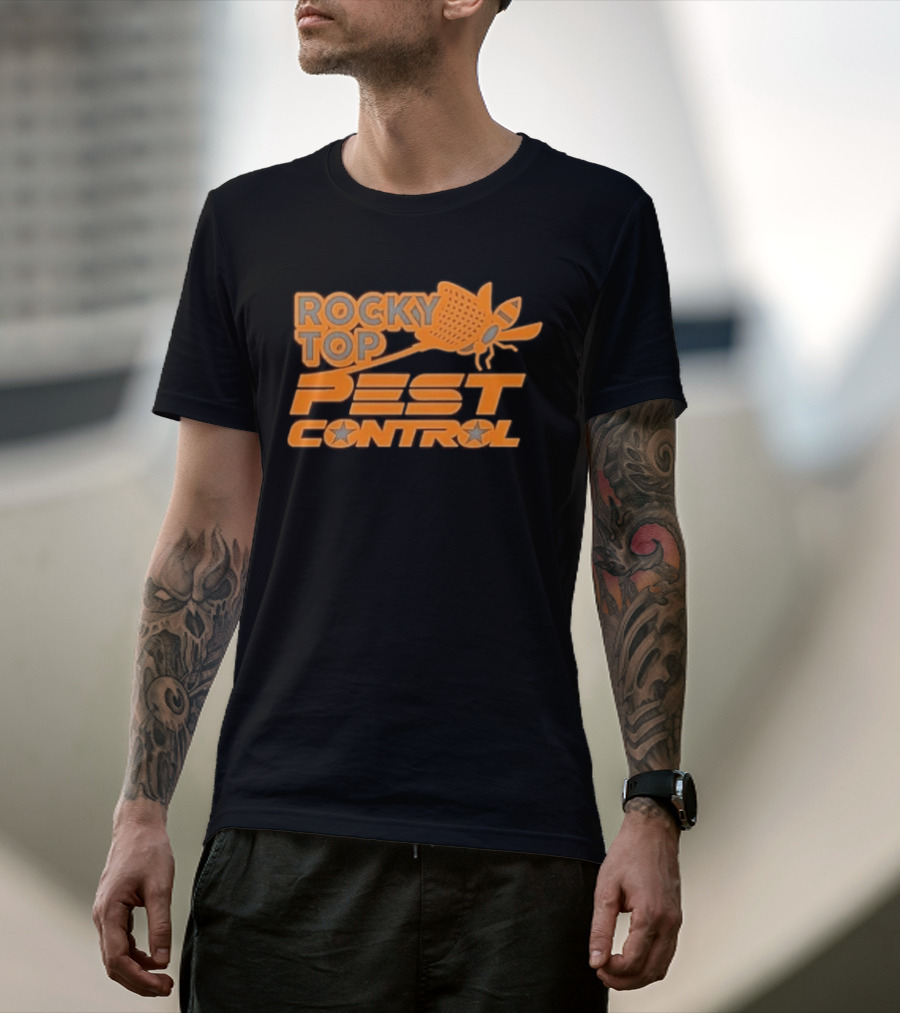 Rocky Top Pest Control Tennessee Defeated Georgia Tech Football T-Shirt