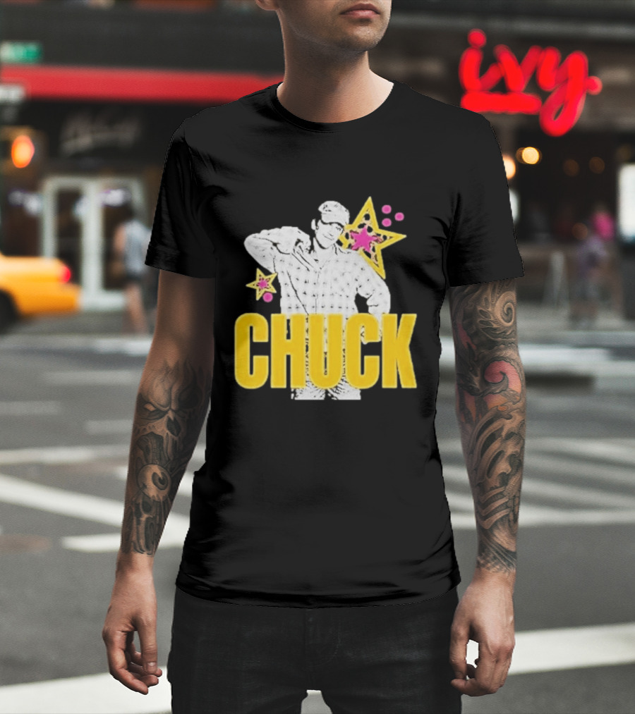 CHUCK Original Role Model Timely Hourglass Stars And Plaid T-Shirt