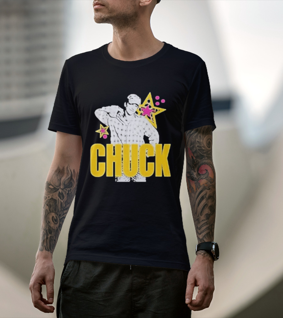 CHUCK Original Role Model Timely Hourglass Stars And Plaid T-Shirt