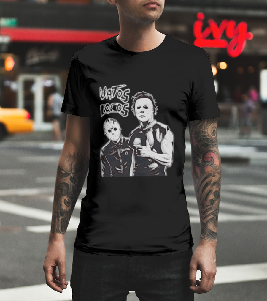 Vatos Locos Jason 13 Michael Myers Halloween 2026 T-Shirt