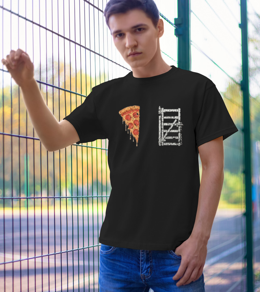 Pizza Slice And Gate Combo T-Shirt