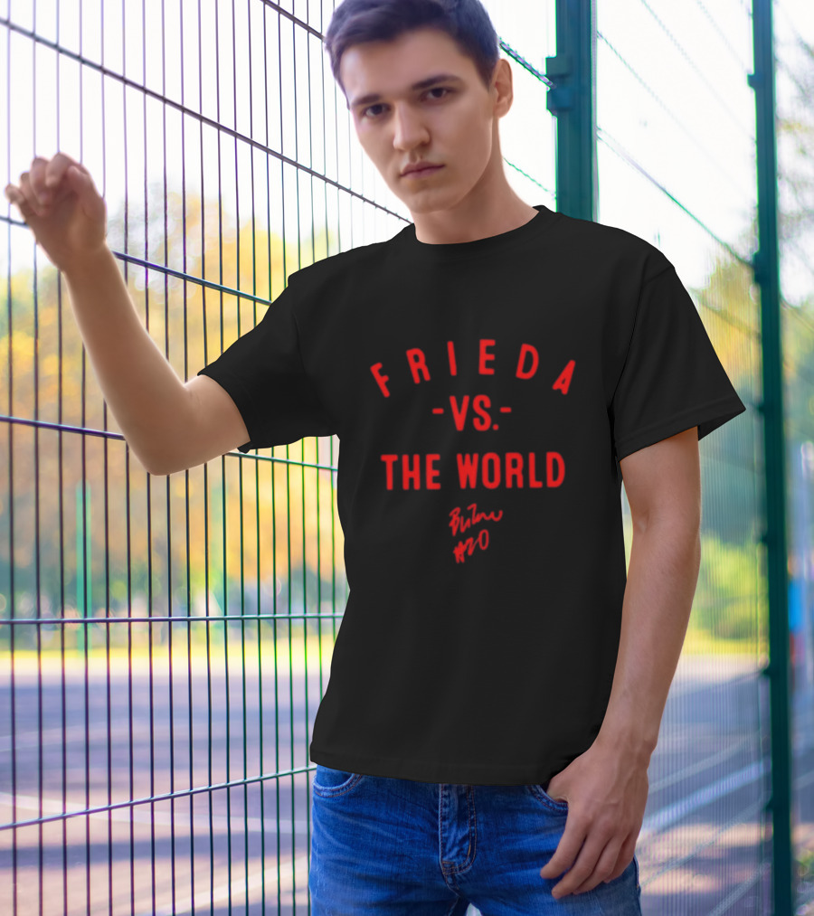 Frieda Vs The World Buhner #20 Portland Fire T-Shirt