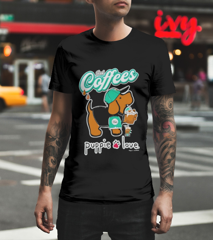Puppie Love Iced Coffees Pup Kelly T-Shirt