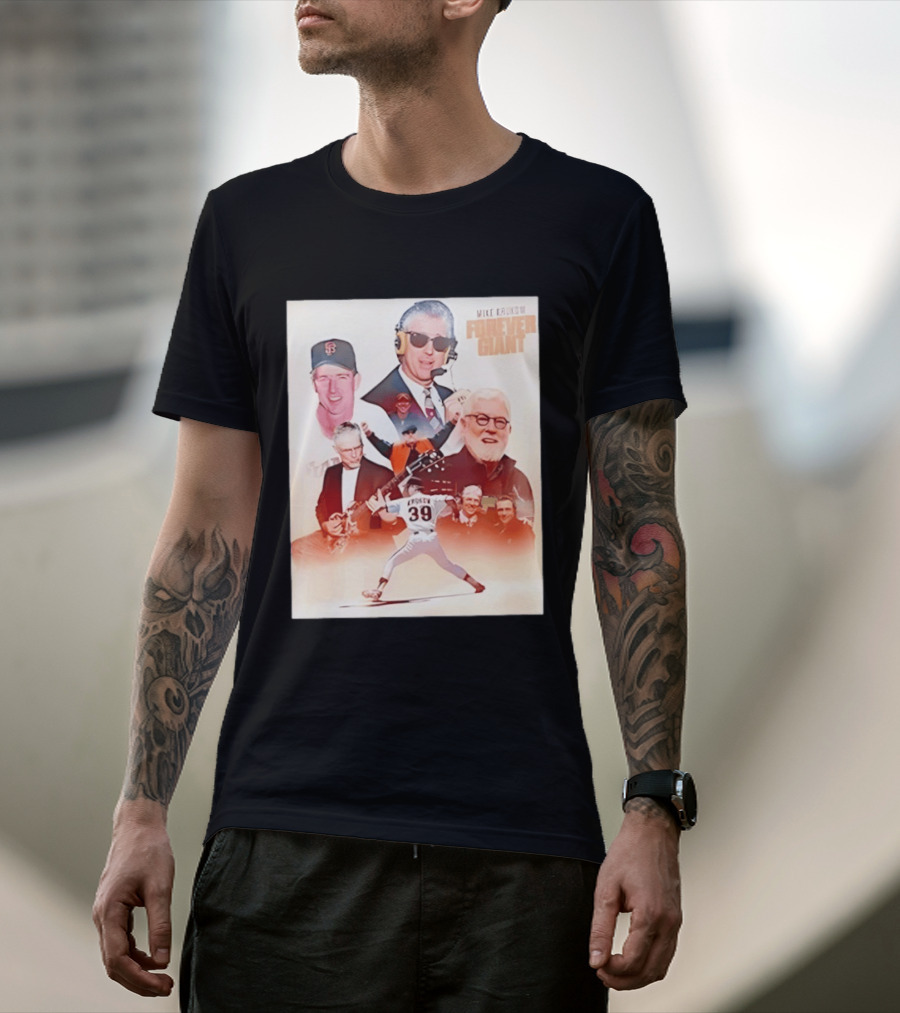 Mike Krukow San Francisco Giants Forever Giant 2026 Celebrating Iconic Moments T-Shirt