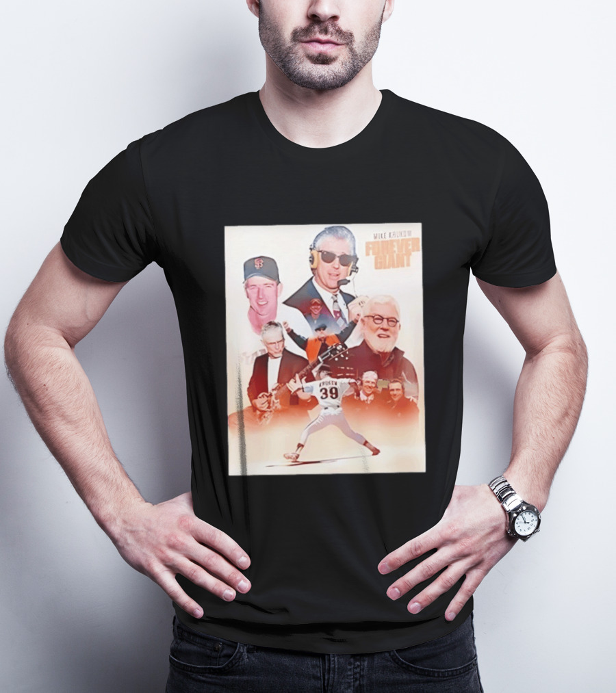 Mike Krukow San Francisco Giants Forever Giant 2026 Celebrating Iconic Moments T-Shirt