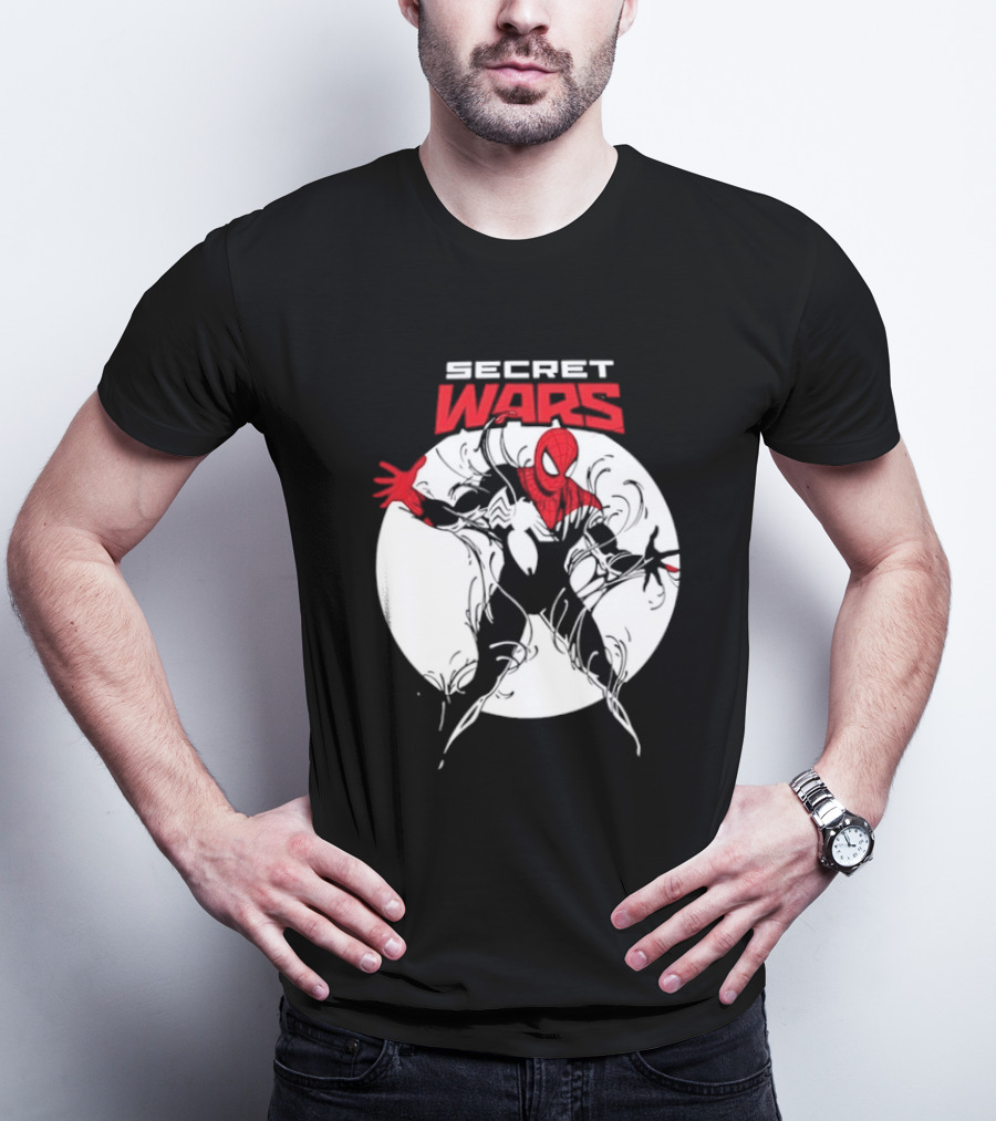 Secret Wars Spider Man Iconic Marvel T-Shirt