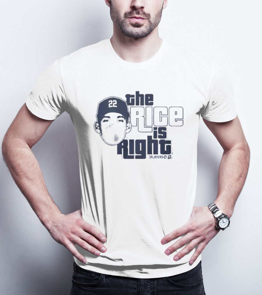 Ben Rice The Rice Is Right New York Yankees Player 22 T-Shirt