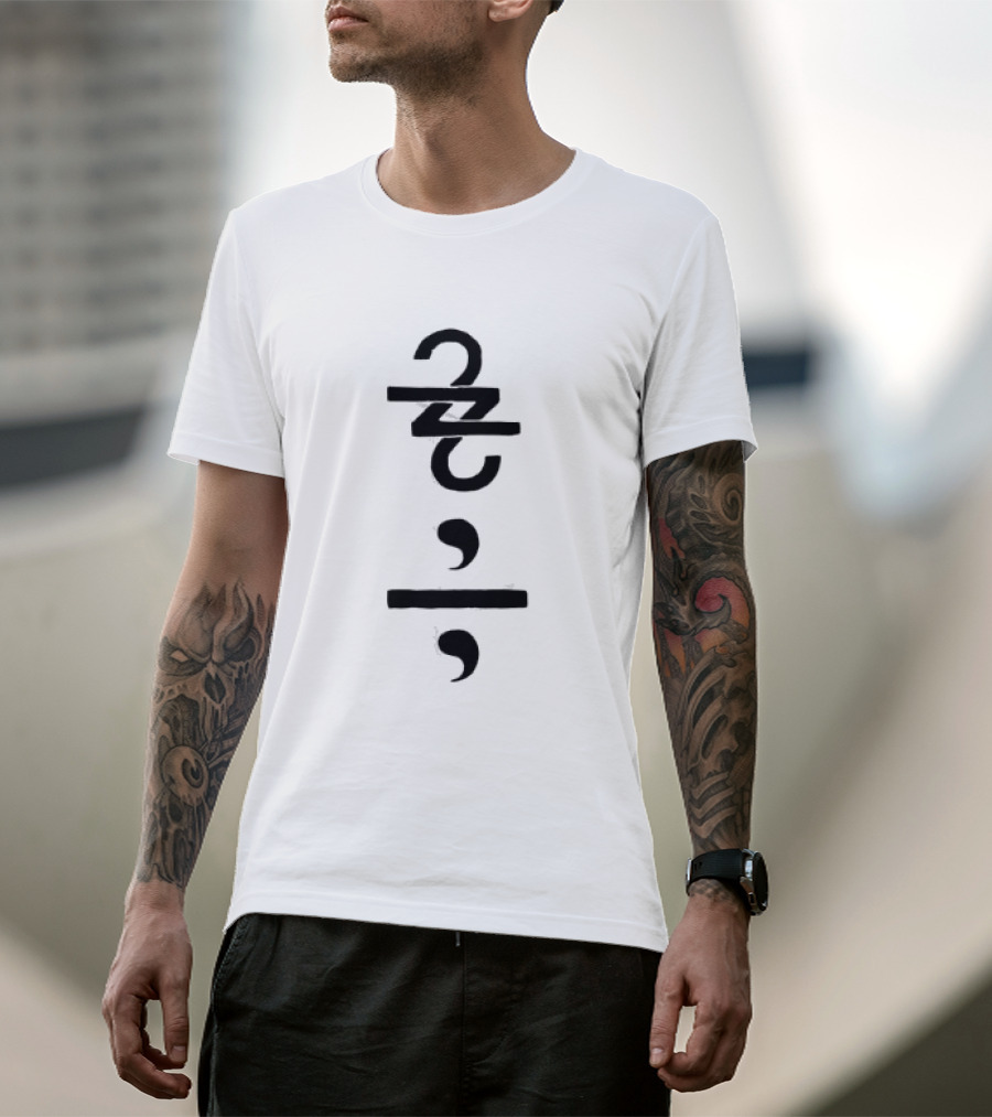 Bon Iver Hangul Text Vertical T-Shirt