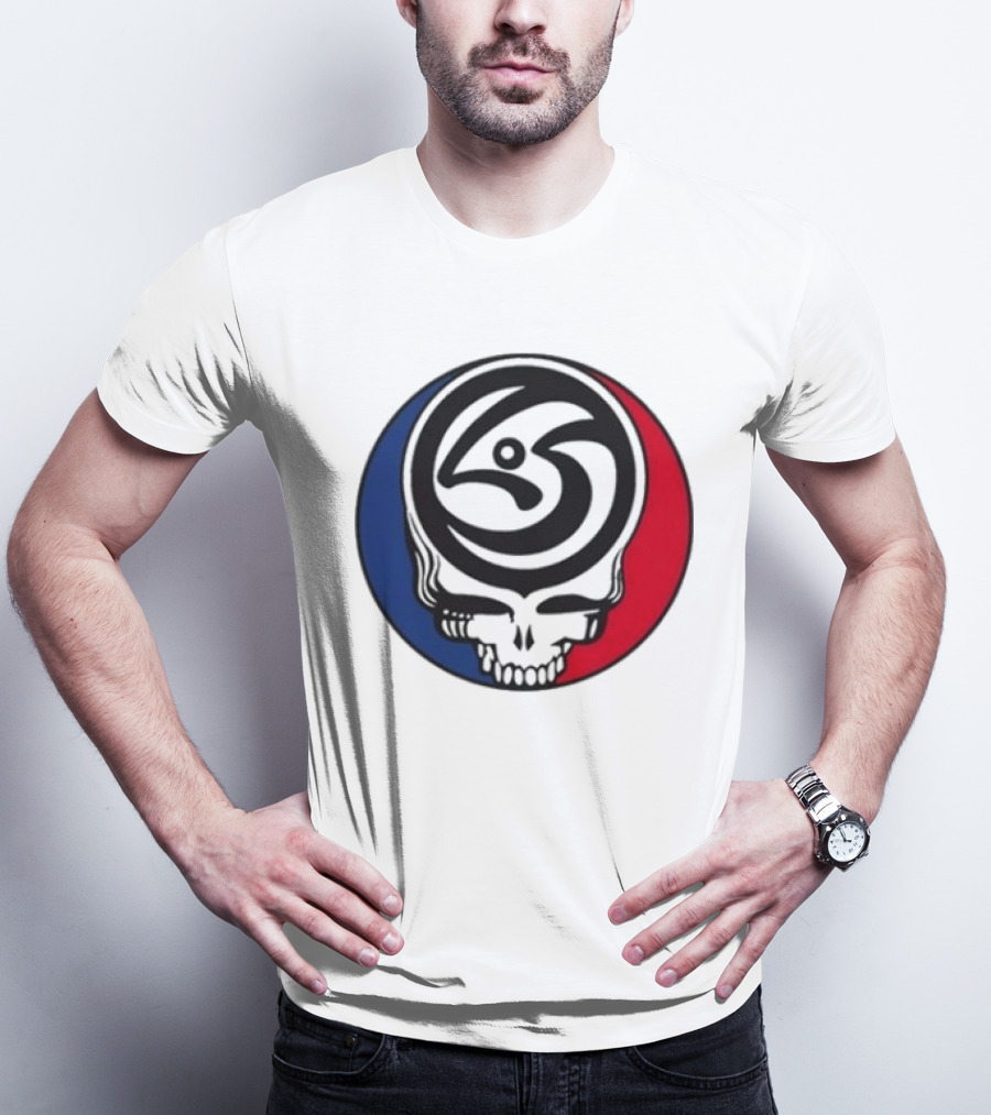 Leftover Salmon Grateful Dead Steal Your Face Salmon Garcia's Chicago March 6 8 2026 T-Shirt
