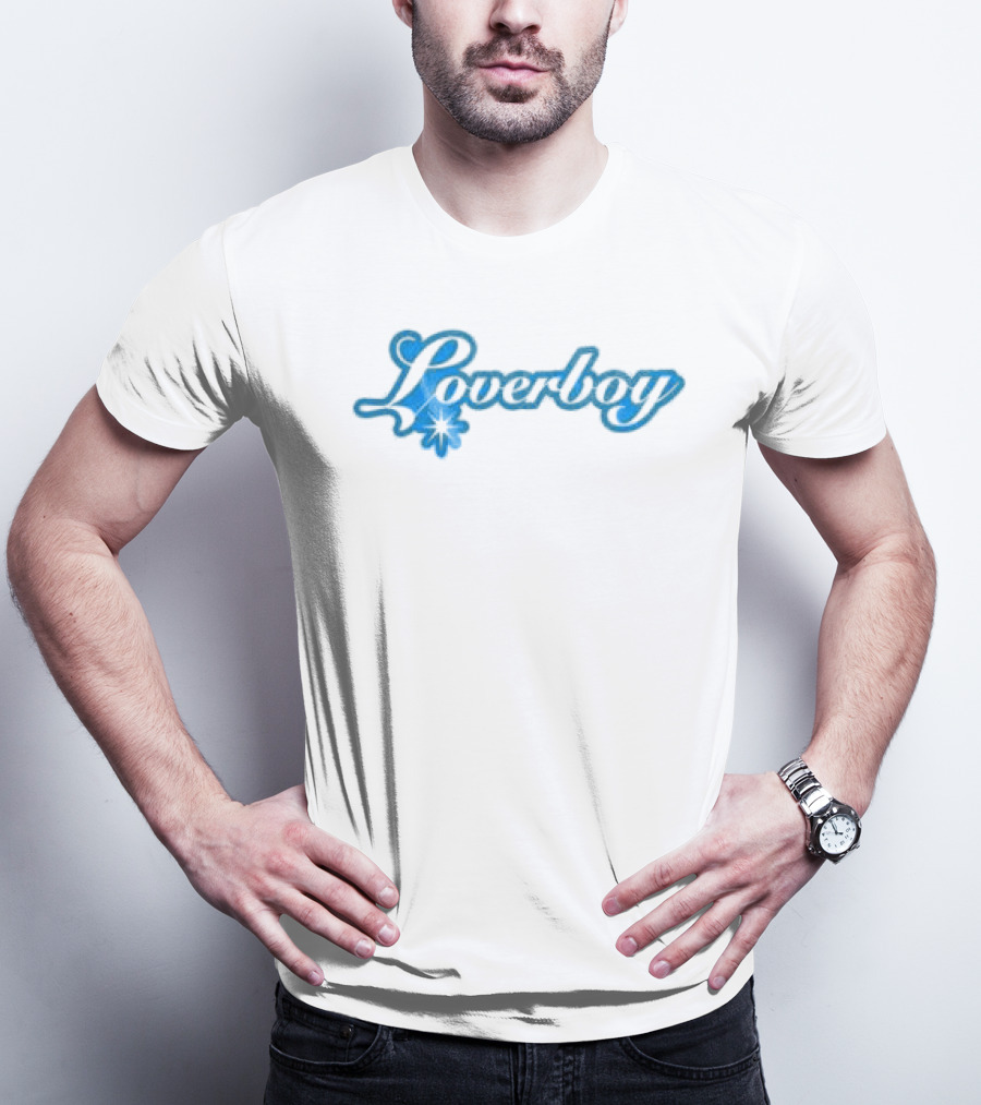 Mariah Carey Store Loverboy White Hearts Flowers T-Shirt