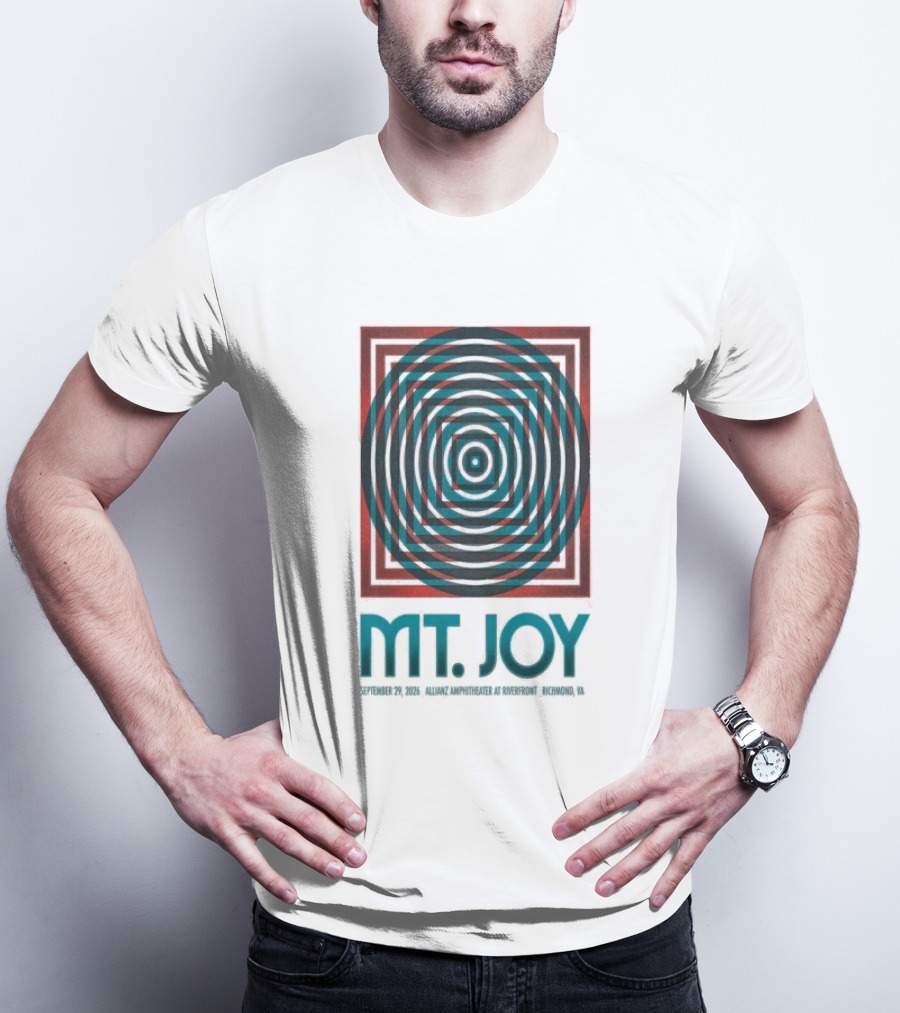 MT. Joy Richmond VA Sept 29 2026 Tour Spiral T-Shirt