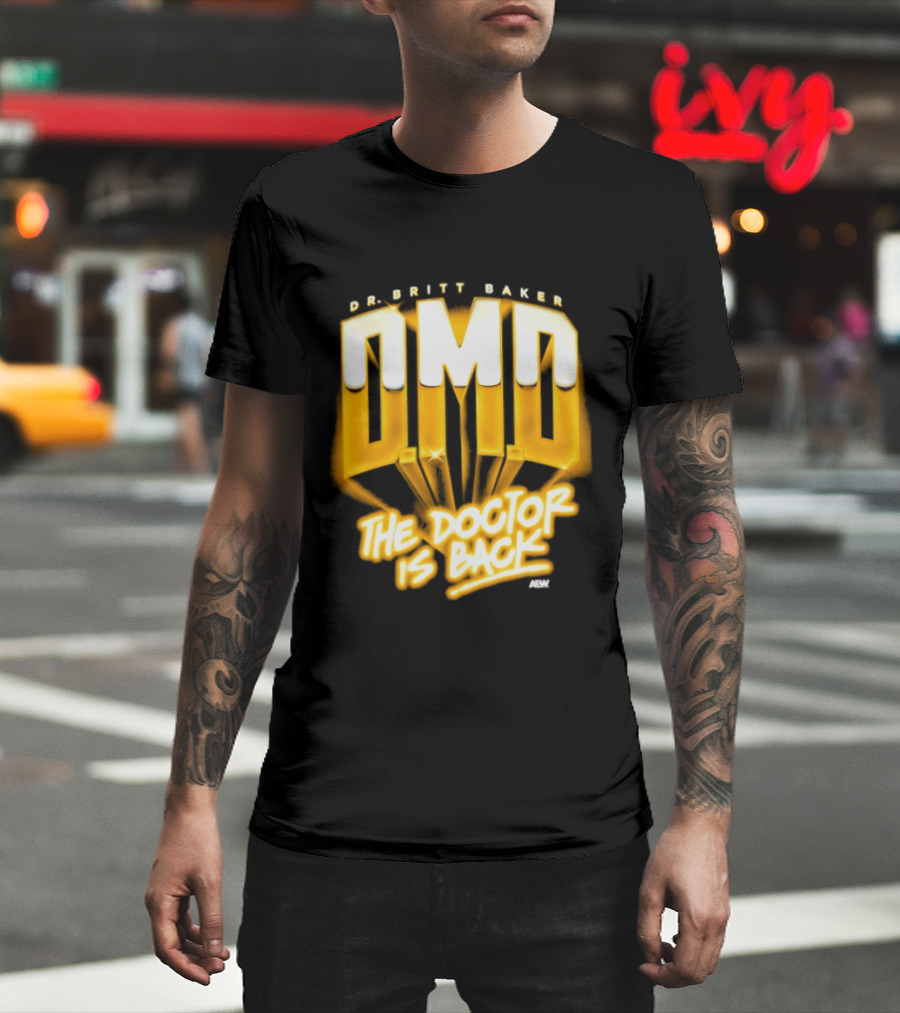 Dr Britt Baker DMD The Doctor Is Back AEW Wrestling T-Shirt