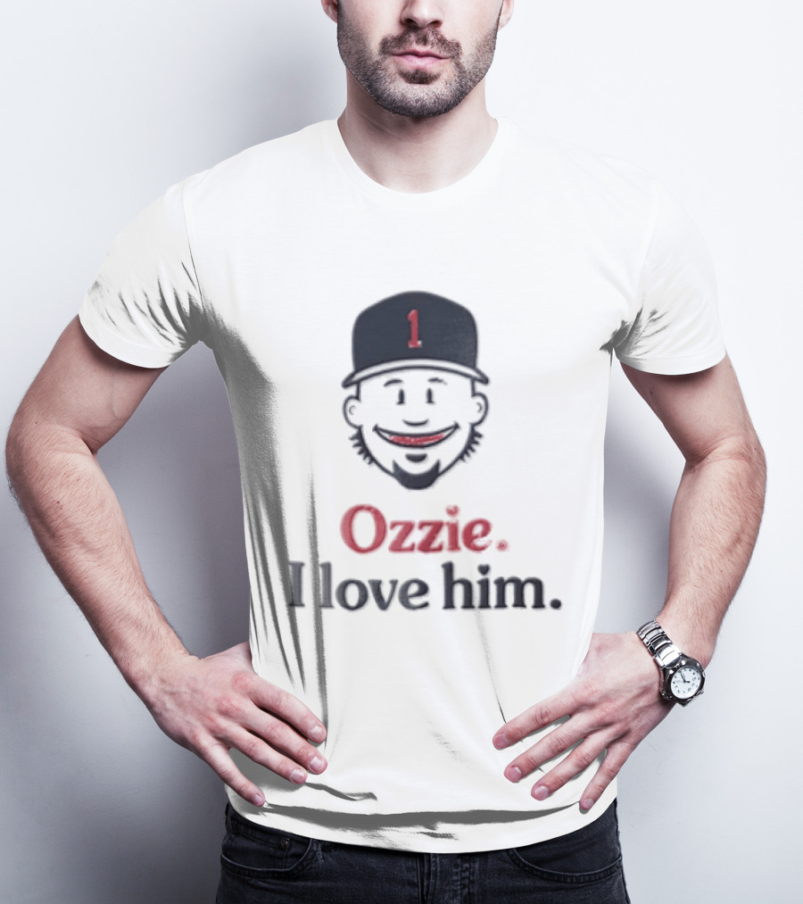 Atlanta Braves Ozzie Albies I Love Him 1 MLB Fan Favorite T-Shirt