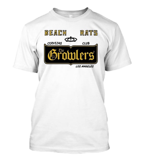 Beach Rats Cervezas Club The Growlers Los Angeles 2026 T-Shirt