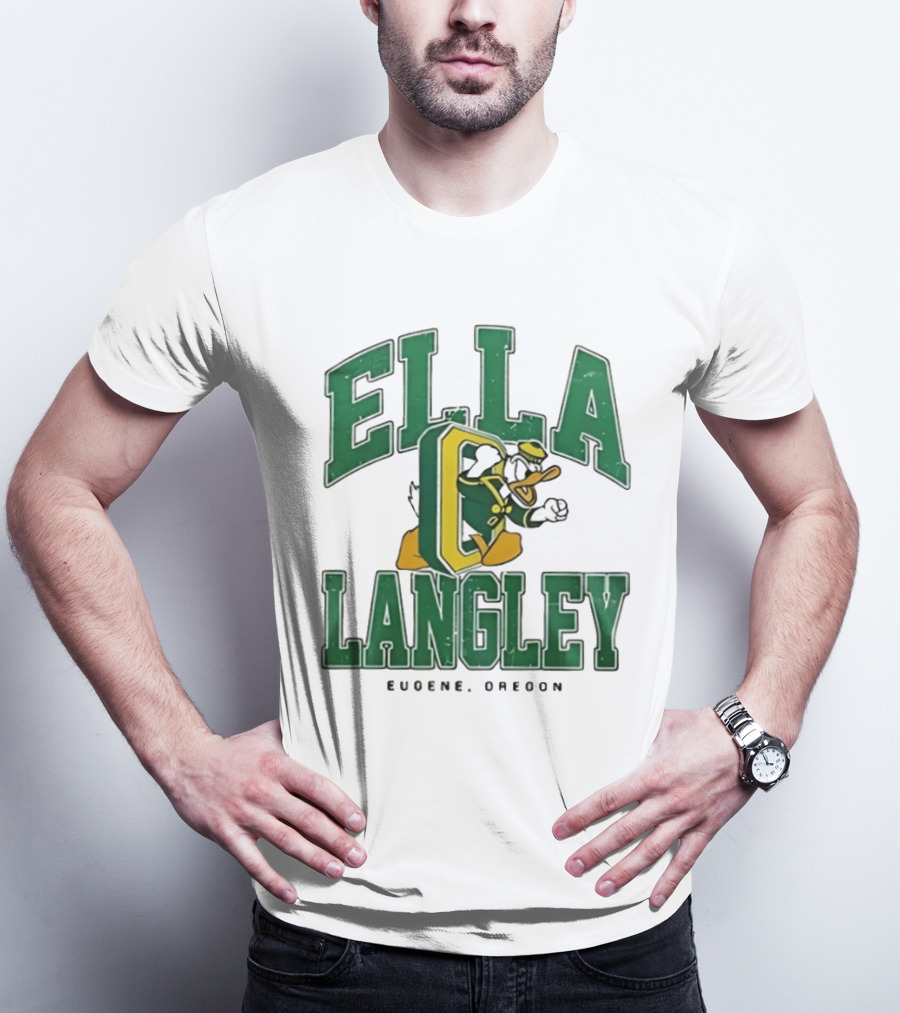 Ella Langley Oregon Ducks Eugene Collaboration T-Shirt