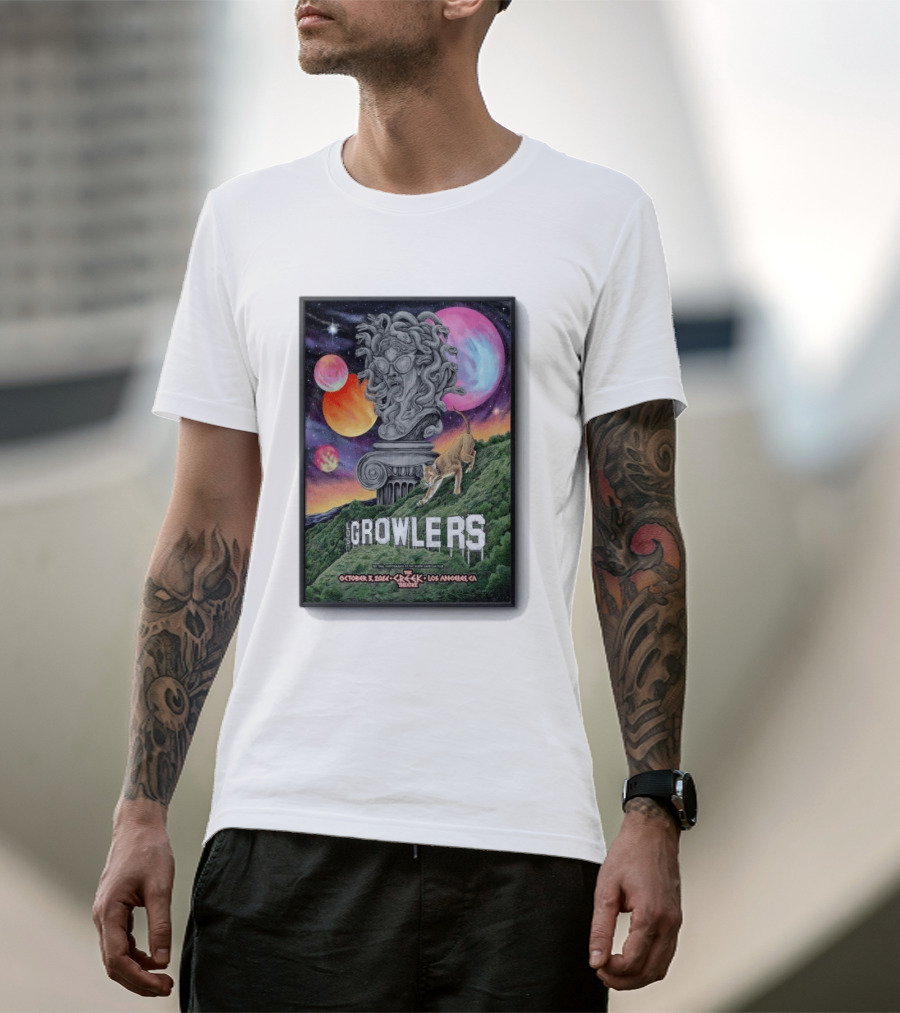 Los Growlers October 3 2026 Los Angeles Cosmic Event T-Shirt