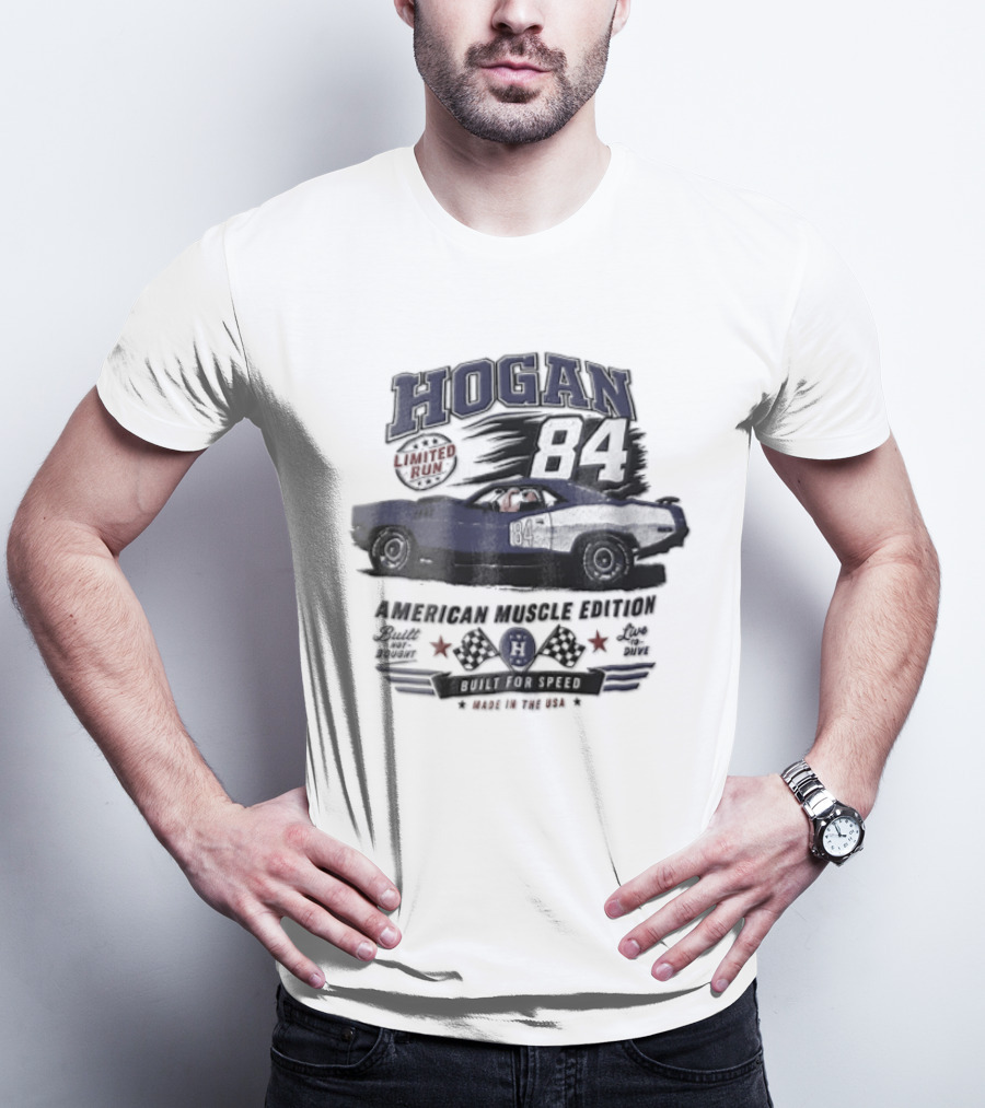 Hogan Hero Classic Muscle Car Racing Power 1984 Championship Series T-Shirt