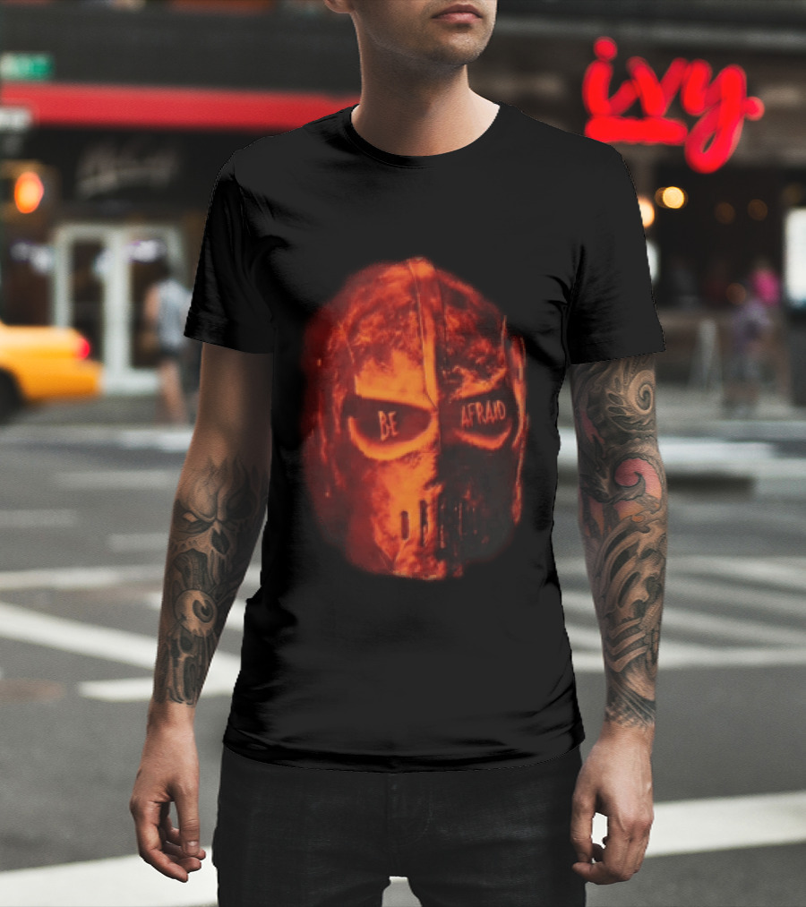 Be Afraid Mask Bane T-Shirt