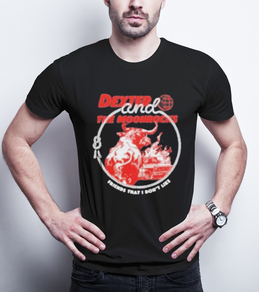 Dexter And The Moonrocks Friends Don't Like Club Album Red Bull T-Shirt
